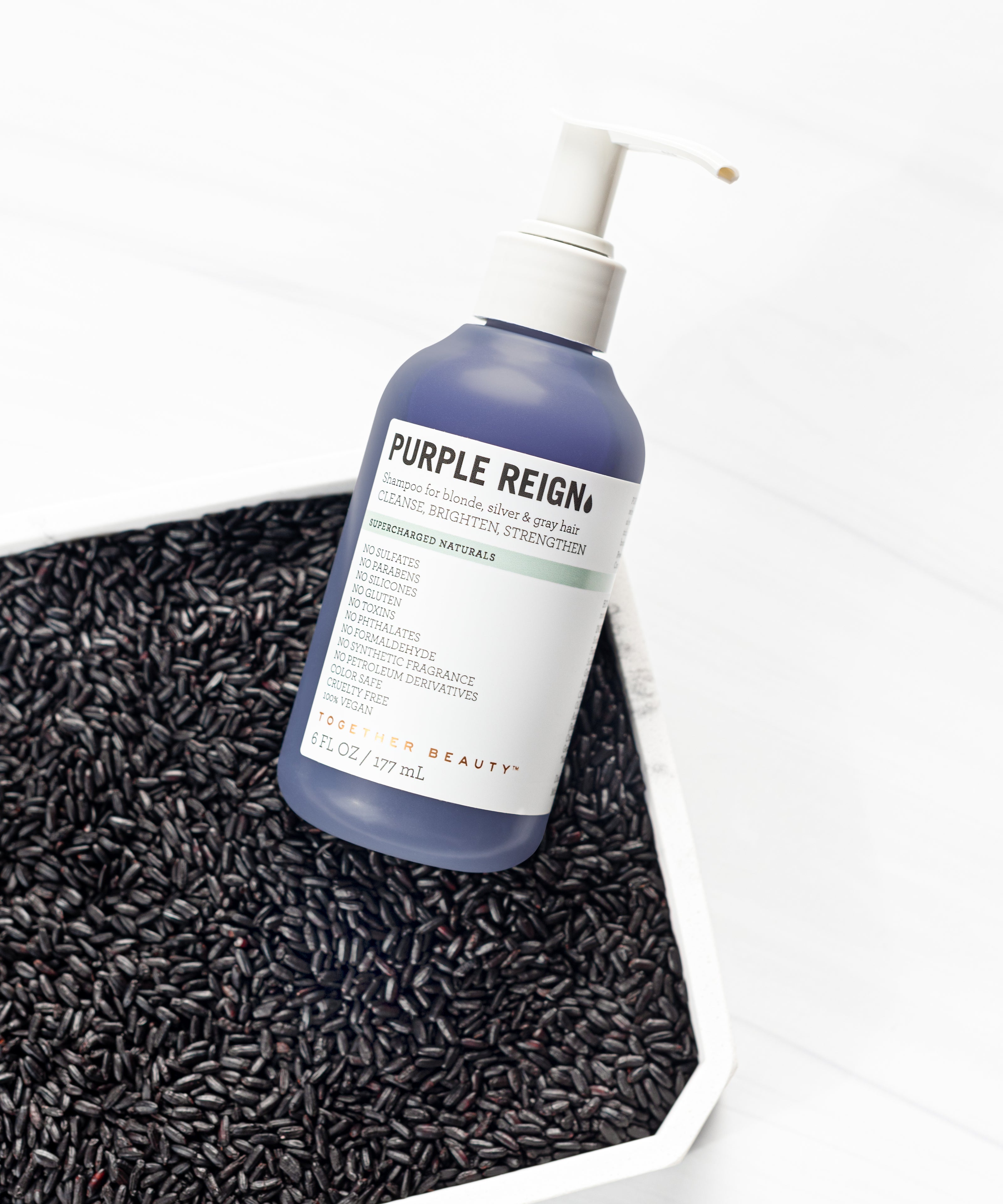Purple Reign Natural Toning Shampoo for Light Hair